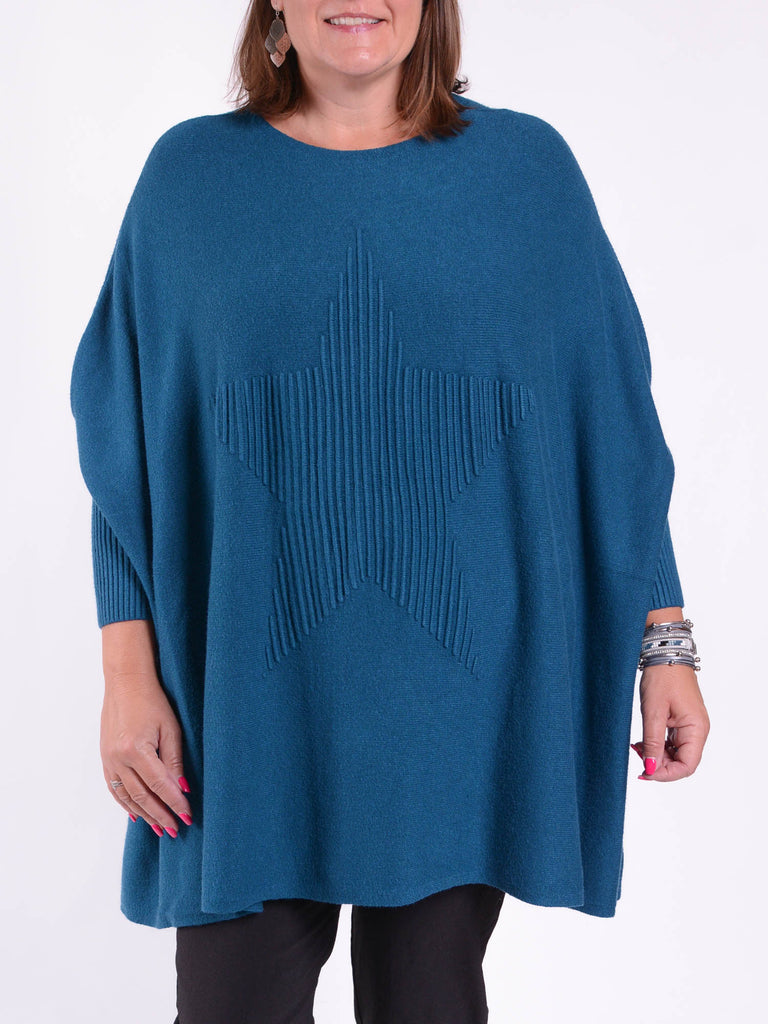 Soft Knit Batwing Sleeve Jumper with Star design - 3600 | Pure Plus ...
