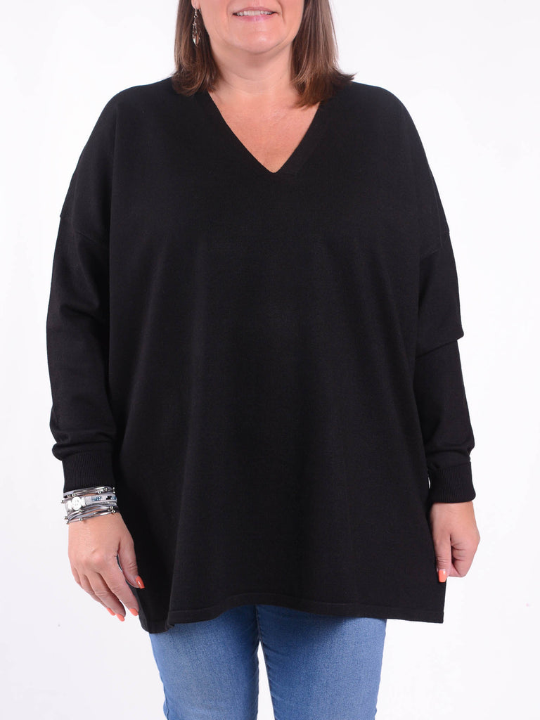 Soft Knit V Neck Jumper - VZ1– Pure Plus Clothing