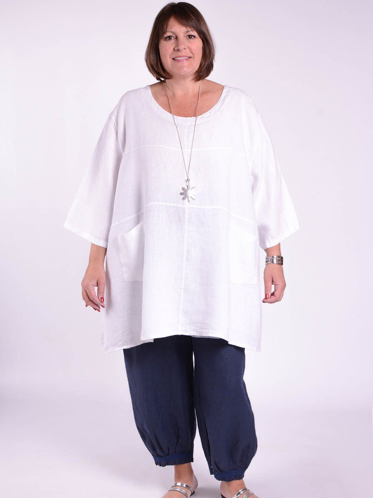Heavy Linen Tunic - 105151 | Pure Plus Clothing