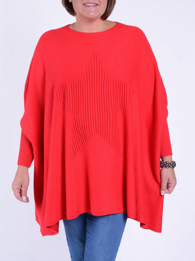 Soft Knit Batwing Sleeve Jumper with Star design - 3600 | Pure Plus ...