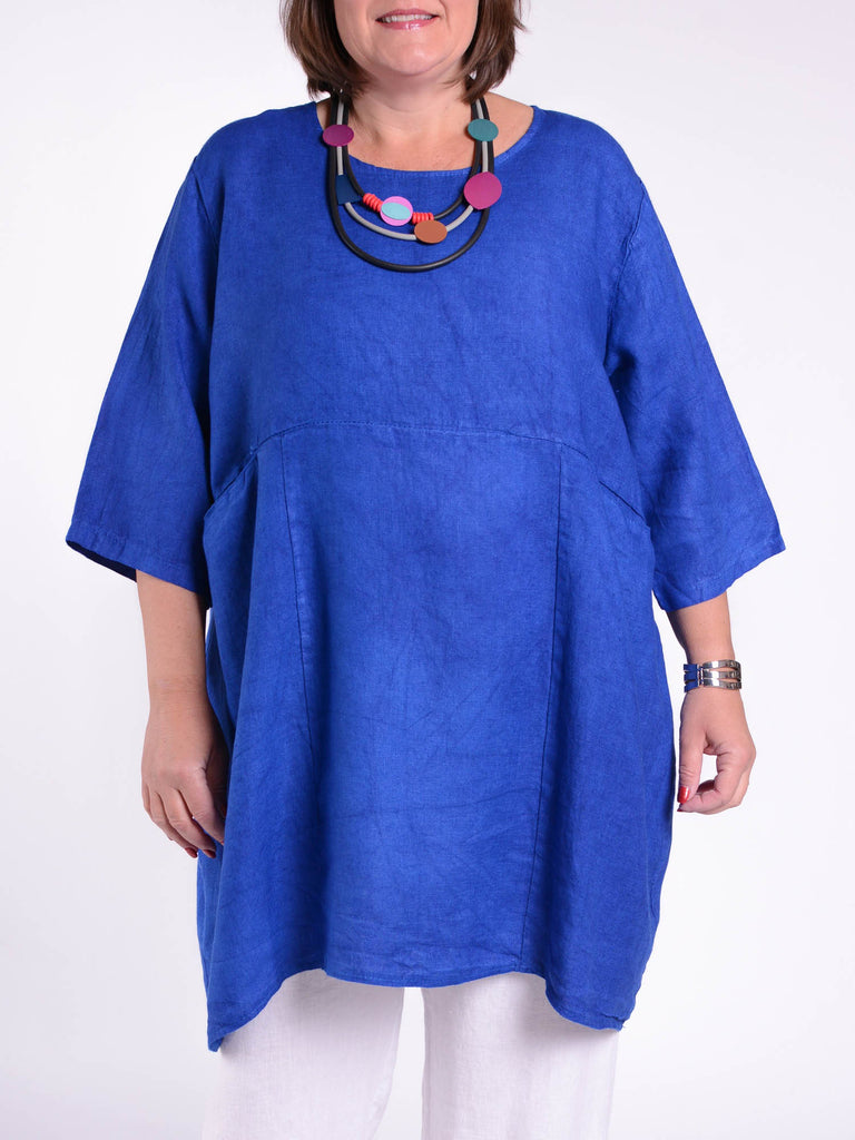 Heavy Linen Quirky Tunic - 9479 | Pure Plus Clothing